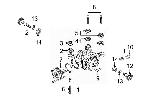 73853-4CL0A - Genuine Nissan Parts