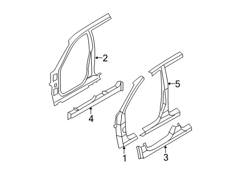 76881-5HA0A | Genuine Nissan #768815HA0A GROMMET