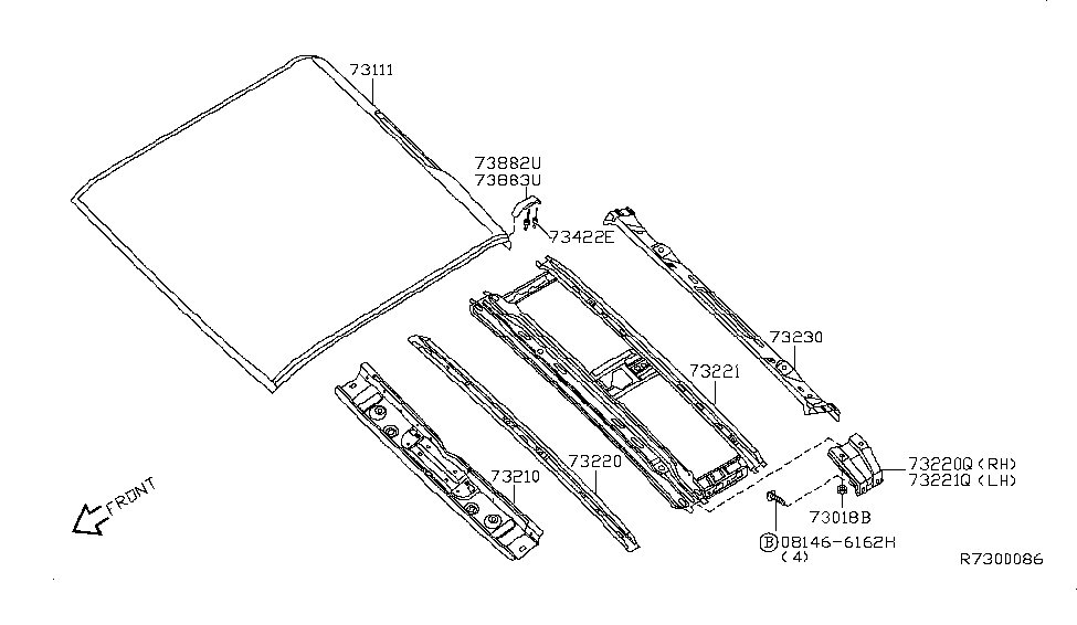 24270-6FL0A | Genuine Nissan #242706FL0A PROTECTOR-HARNESS
