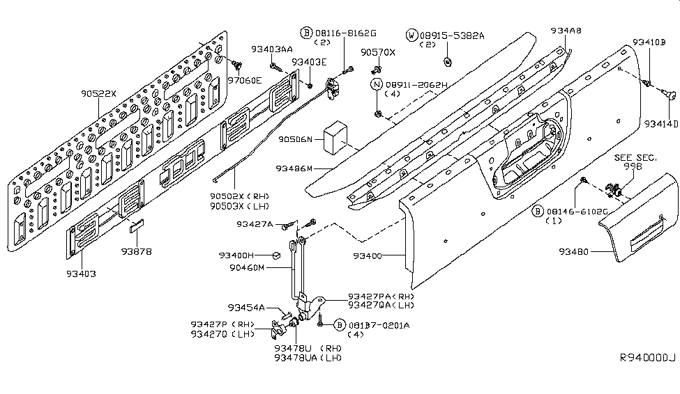 92440-EA200 | Genuine Nissan #92440EA200 PIPE-FRONT COOLER,HIGH