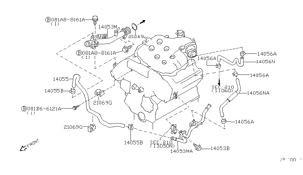 76884-JJ50A | Genuine Nissan #76884JJ50A INSULATOR BODY SIDE
