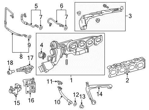 14480-HG00F Genuine Nissan #14480HG00F ACTUATOR ASSY-SWING VALVE