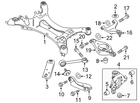 55479-JA00B Genuine Nissan #55479JA00B Bolt