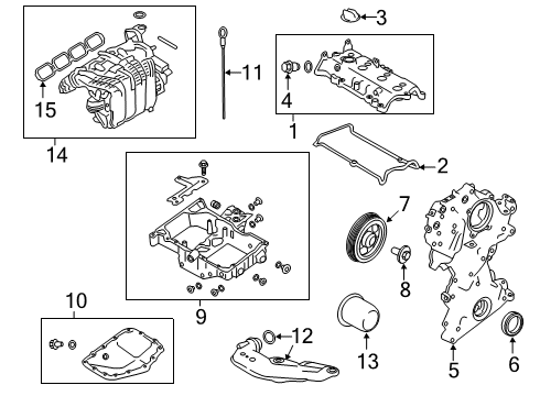 Engine Parts & Mounts, Timing, Lubrication System - 2020 Nissan Altima