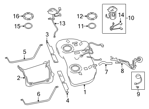 Fuel System Components - 2020 Nissan Altima