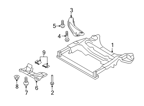 Suspension Mounting - Front - 2020 Nissan 370Z