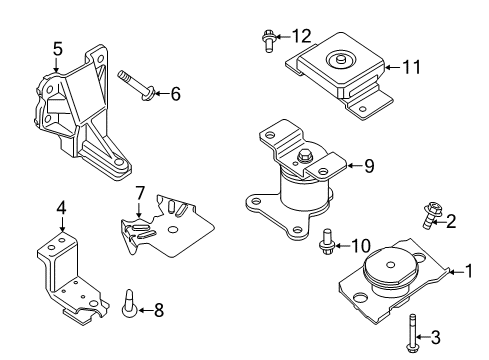 Engine & Trans Mounting - 2020 Nissan NV 1500