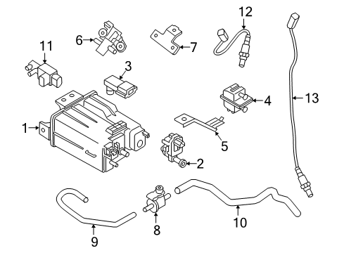 Emission Components - 2020 Nissan Pathfinder