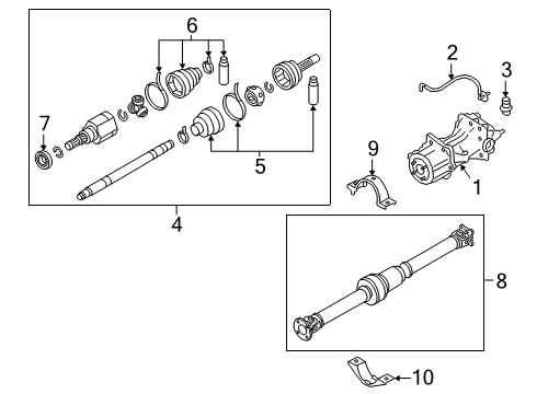 Axle & Differential - Rear - 2020 Nissan Altima