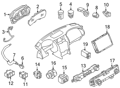 284H3-6RA1A Genuine Nissan Part