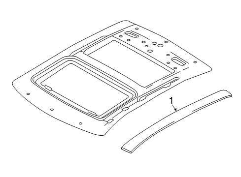 Exterior Trim - Roof - 2020 Nissan Maxima