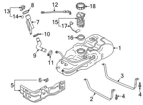 Fuel System Components - 2021 Nissan NV 200