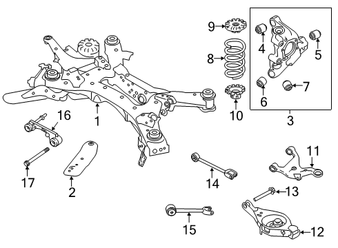 Rear Suspension, Control Arm - 2021 Nissan Altima