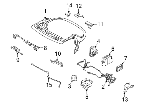 Frame & Components - Convertible Top - 2020 Nissan 370Z