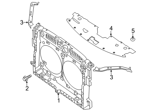 Radiator Support - 2020 Nissan Pathfinder