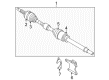 Nissan Axle Shaft - Genuine OEM | NissanPartsDeal.com