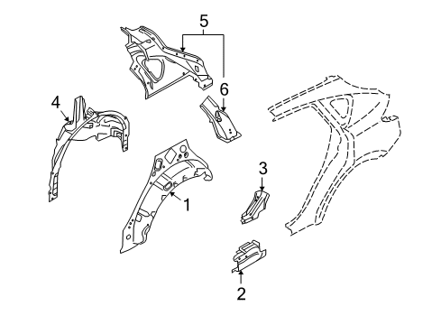 76660-1BA0A Genuine Nissan #766601BA0A Service File R