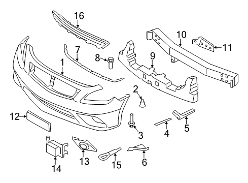 62058-JL00A Genuine Nissan #62058JL00A STIFFENER-FRT B
