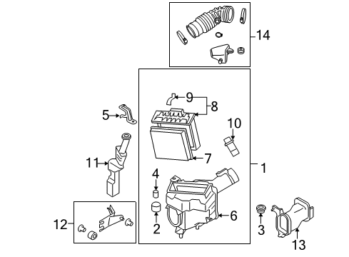 16576-JK21A Genuine Nissan 16576JK21A Air Duct Assembly