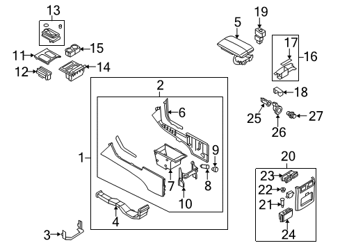 96940-EH100 Genuine Nissan #96940EH100 Indicator Assembly