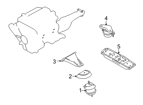 11220-EH00A Genuine Nissan #11220EH00A INSULATOR - Eng