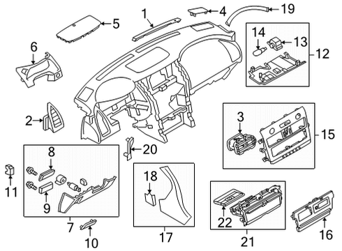 68760-6JF0A Genuine Nissan #687606JF0A VENTILATOR ASSY-SIDE