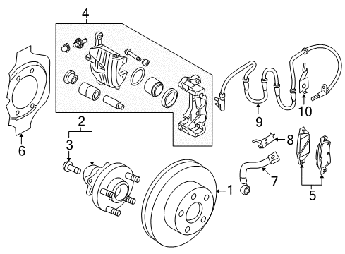 D1M60-JL00E Genuine Nissan #D1M60JL00E PAD KIT-DISC BRAKE