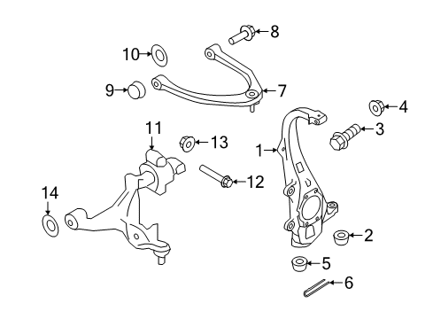 55044-EG01A Genuine Nissan #55044EG01A STOPPER INSULAT