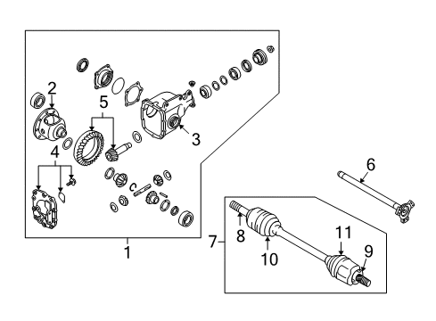 39211-4GB0A Genuine Nissan #392114GB0A Joint Assy-Outer