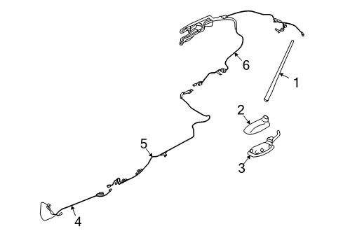 28228-3EV0A Genuine Nissan #282283EV0A Cover-Antenna Base