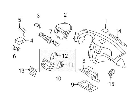 285F5-JK600 Genuine Nissan #285F5JK600 Cont Assembly