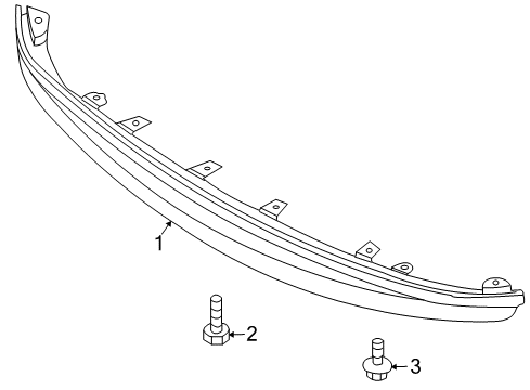 96010-CR900 Genuine Nissan #96010CR900 Air Spoiler-FRO