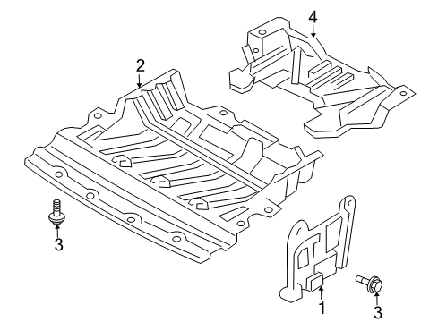 75892-AL80A Genuine Nissan 75892AL80A Cover-Engine,Lo
