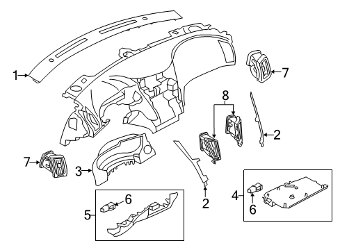 26435-5CA0A Genuine Nissan #264355CA0A Led-Indicator