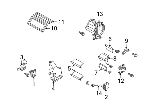 27781-AG000 Genuine Nissan #27781AG000 Rod