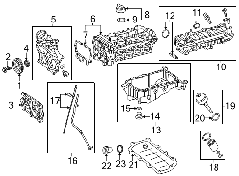 11041-HG00F Genuine Nissan #11041HG00F Head Assy-Cylinder