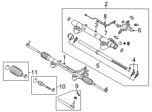 49311-1BA1A Genuine Nissan #493111BA1A Housing&CYLINDE