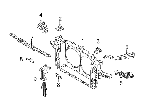 62294-1MA0A Genuine Nissan #622941MA0A RETAINER-Front Bumper Side