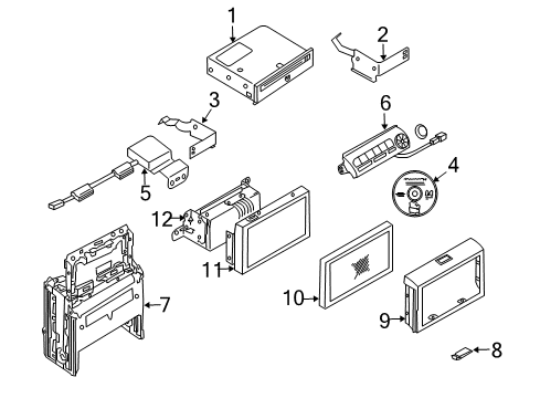 28098-AL500 Genuine Nissan #28098AL500 Switch Assembly - D