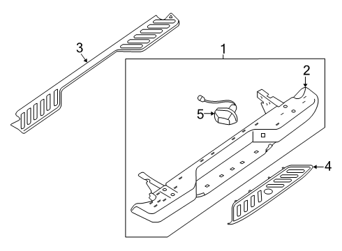 85010-9BM0A Genuine Nissan 850109BM0A Bumper Assembly Rear