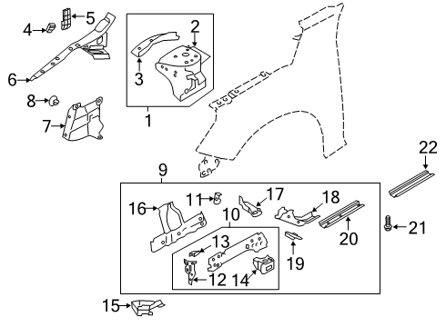 751G4-9HE0A Genuine Nissan Part