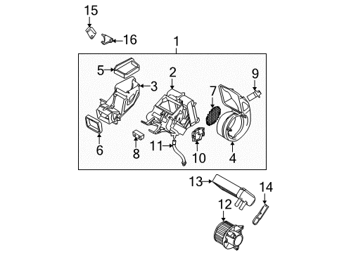27743-ZS00A Genuine Nissan #27743ZS00A Actuator Assy
