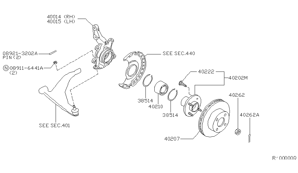 2006 Nissan Altima Front Axle - Nissan Parts Deal