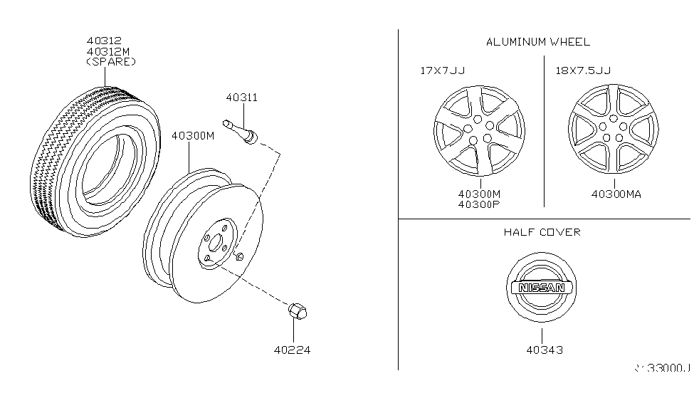 40300-7Y100 - Genuine Nissan Parts