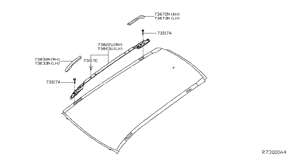 73832-5HA1A - Genuine Nissan Parts