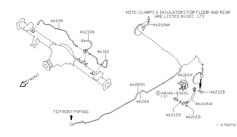 46310-7S200 - Genuine Nissan Parts