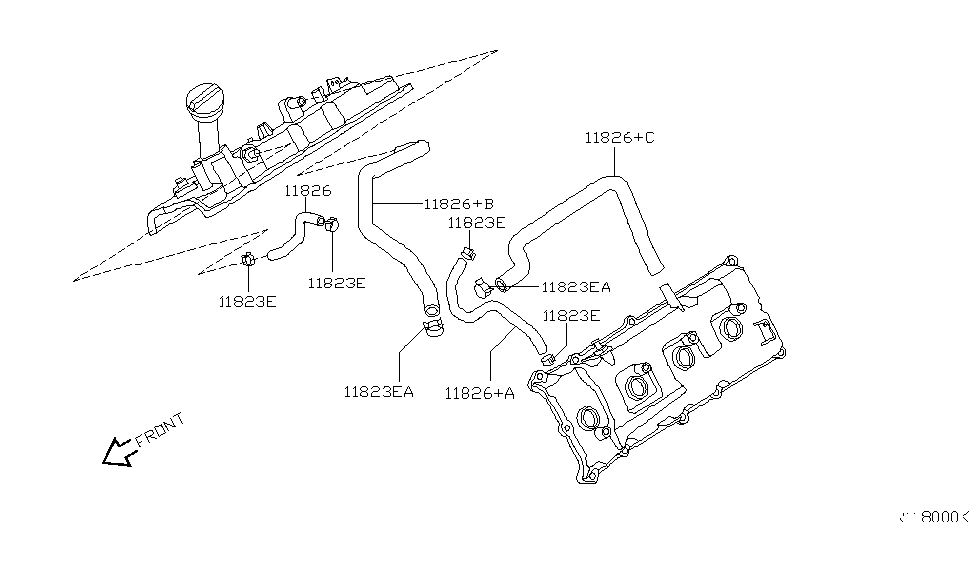 2008 Nissan Titan Crankcase Ventilation - Nissan Parts Deal
