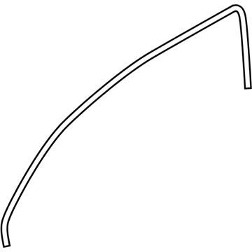 80829-7S00A Genuine Nissan #808297S00A Seal-Body Side, Front LH
