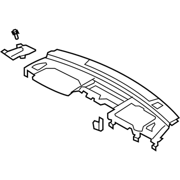 68101-EM02A Genuine Nissan #68101EM02A Panel - Instrument Upper