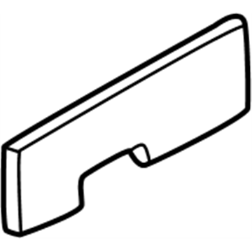 90876-0W900 Genuine Nissan #908760W900 Protector-Back Door Outer